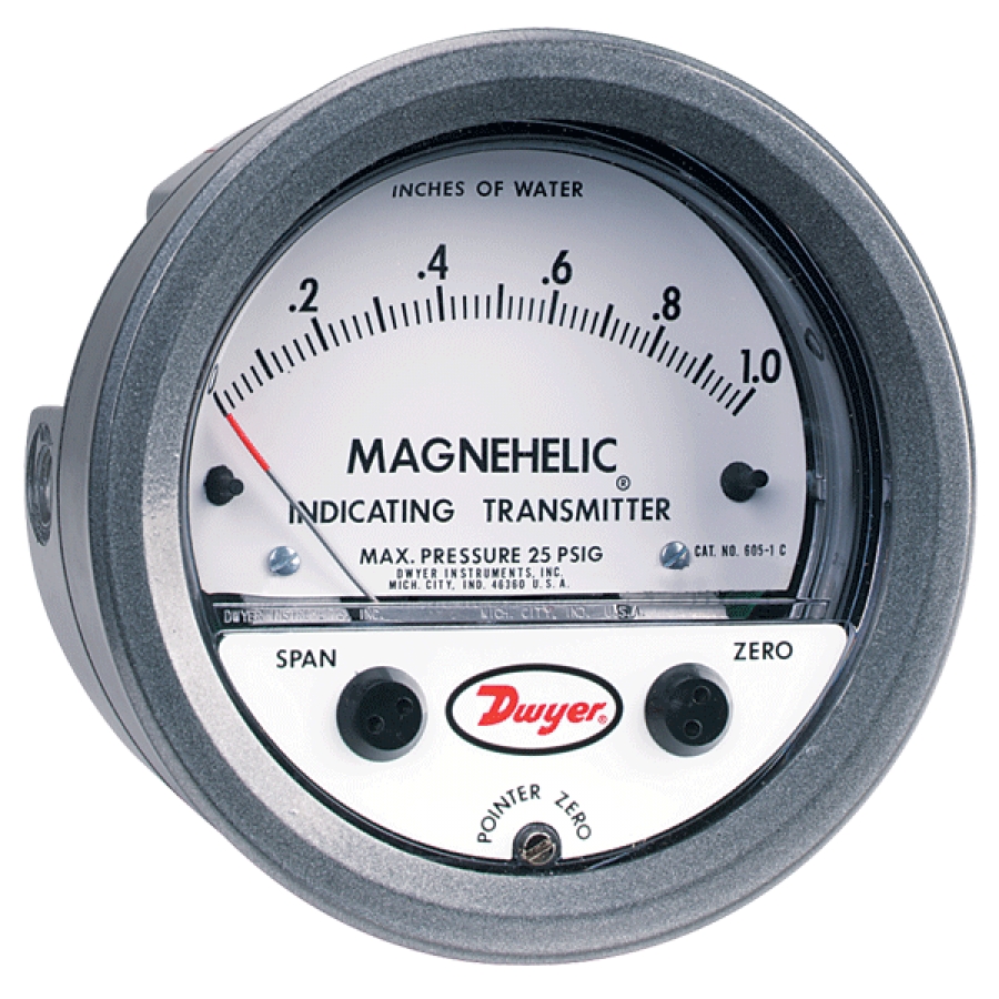 Series 605 Magnehelic® Differential Pressure Indicating Transmitter – A ...